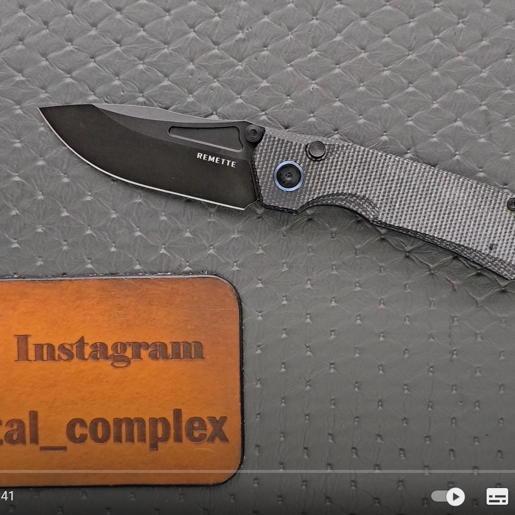 The Remette Rhino Button Lock Folding Knife - Re-Review – REMETTE KNIFE