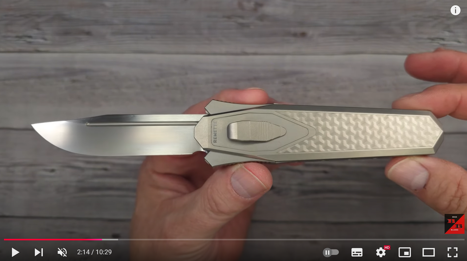 Beez Blades REMETTE RT SWORDFISH - BEST NEW GRAVITY KNIVES THAT SHATTE ...